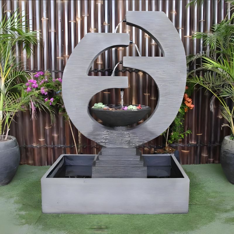 New Eclipse Water Fountain in Grey