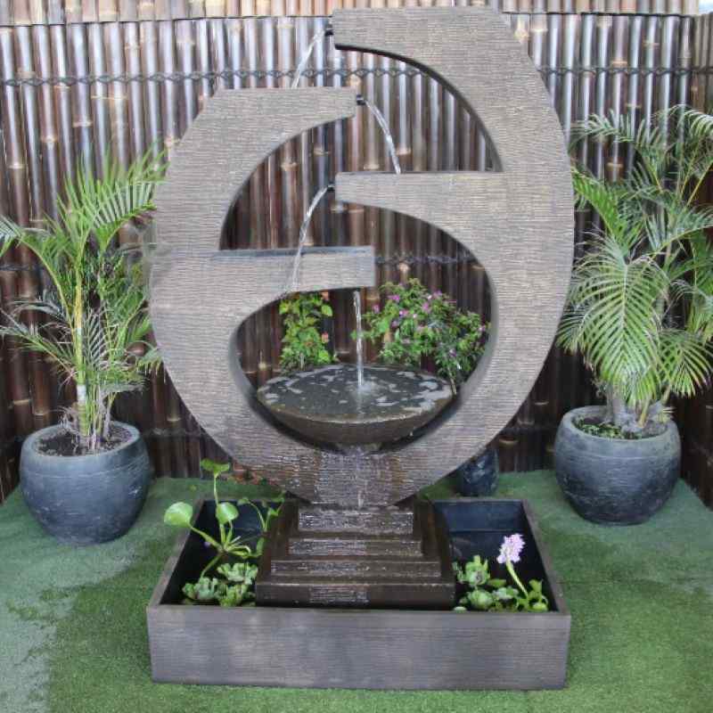 New Eclipse Fountain Rust Large Front View